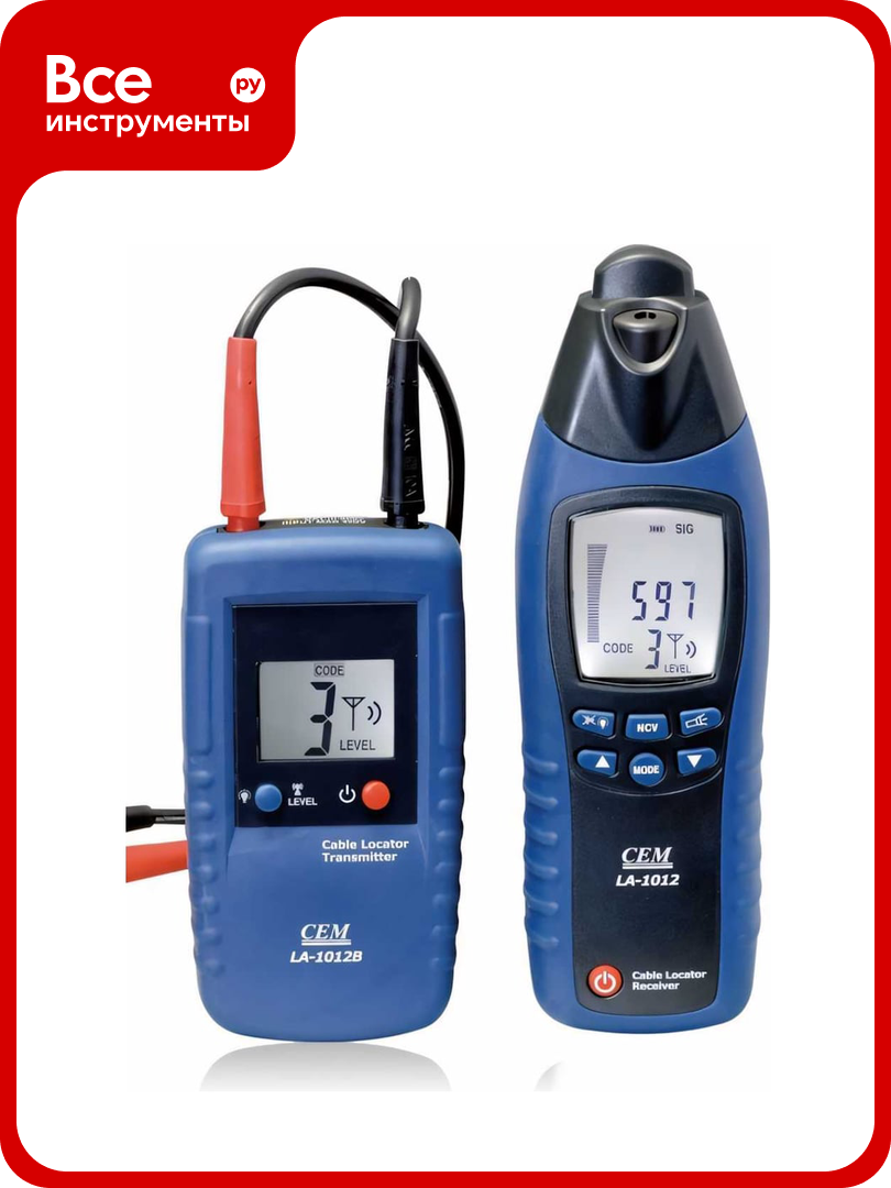 Поиск скрытой проводки и коммуникаций СЕМ LA-1012 481196