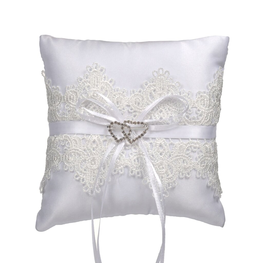 Обручальные кольца подушка любовь сердце шарм баункот носитель выдолбленные кружевные декоры