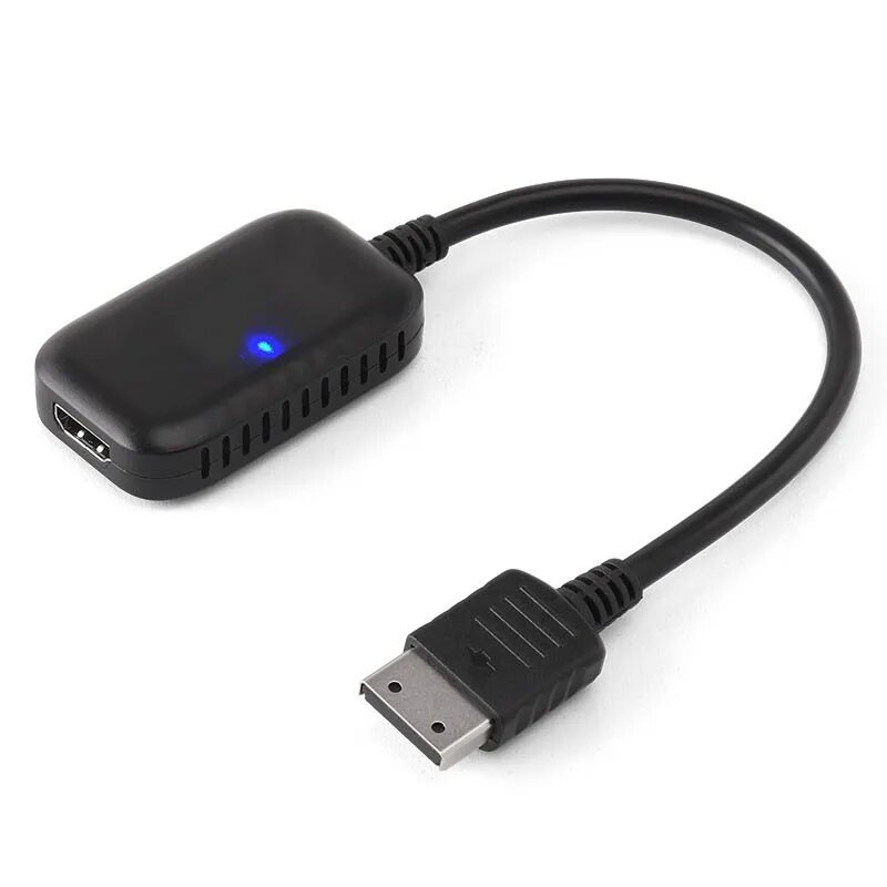 Черный преобразующий кабель высокой четкости для Sega Dreamcast DC 128 в HDMI-совместимый