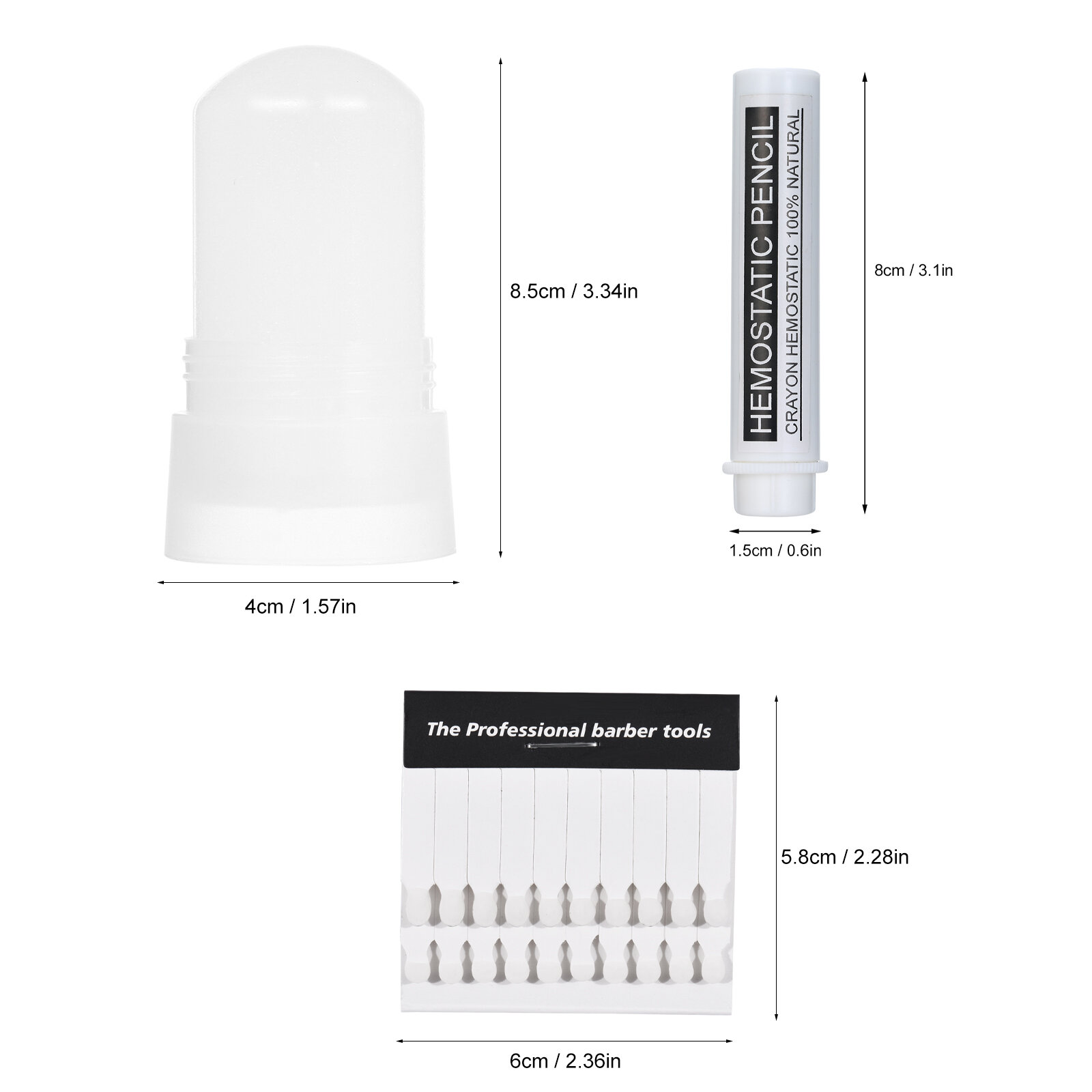 Кровоостанавливающий карандаш, останавливающий кровотечение после бритвы, 100% натуральный квасцовый камень, средство после бритья для мужчин, парикмахеров, домашних бритвенных принадлежностей