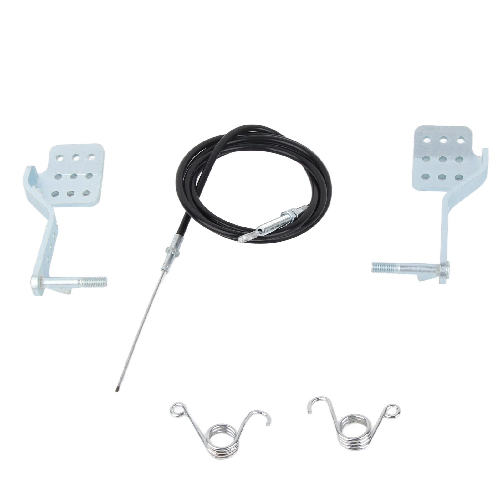 1pair Go Kart Pedals Kit Kit Pedals Trorktled Pedals с 71 -дюймовым кабелем дроссельной заслонки для 196CC 6,5 л. с.