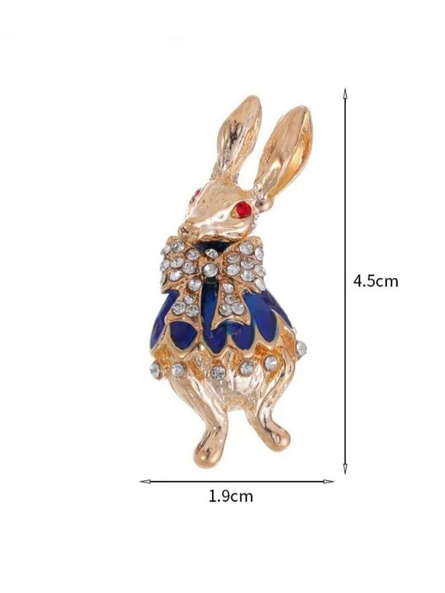 Брошь, стразы, желтый — фото 1