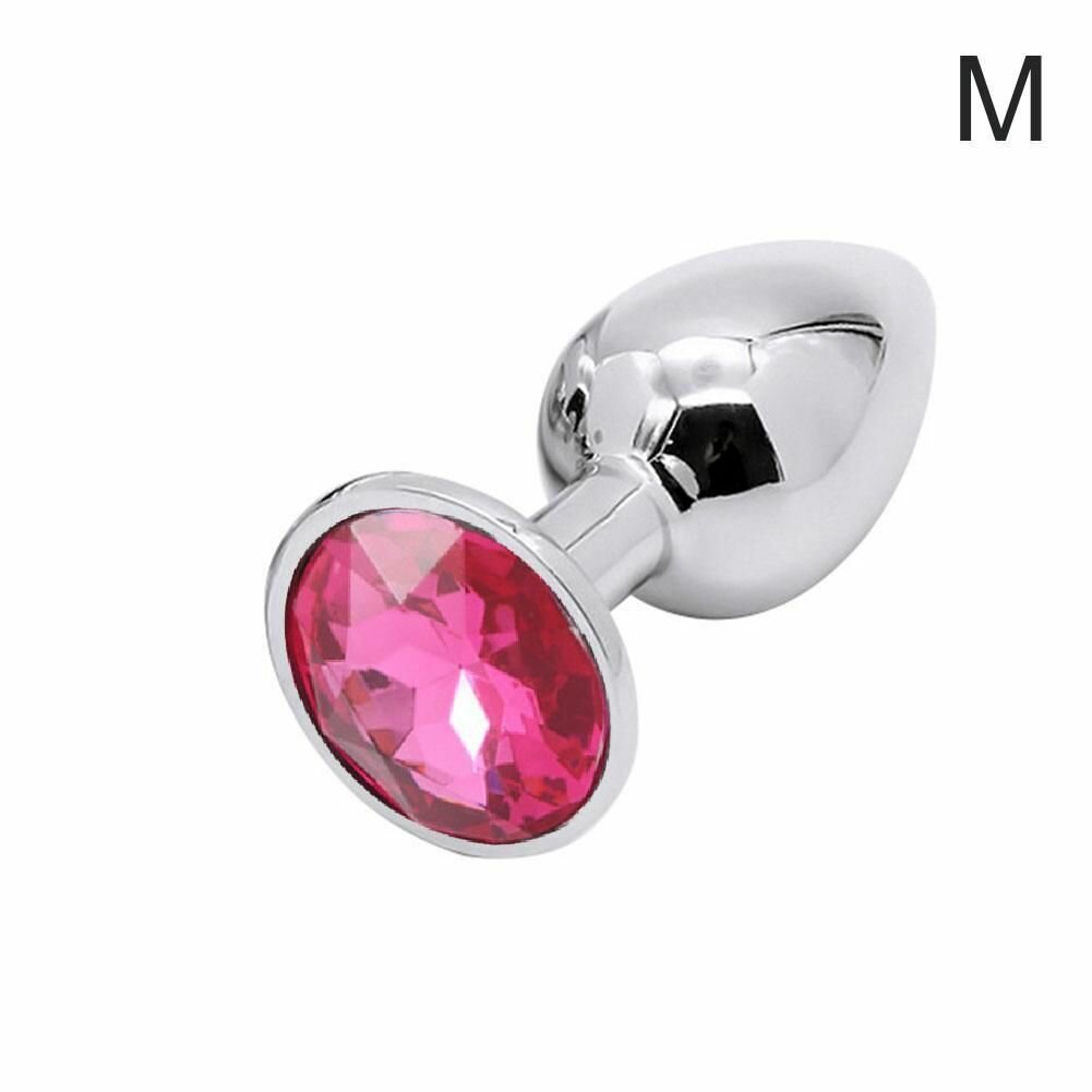 Анальная пробка, набор анальных пробок для мужчин и женщин, плаг для массажа простаты, металлическая,3 размера