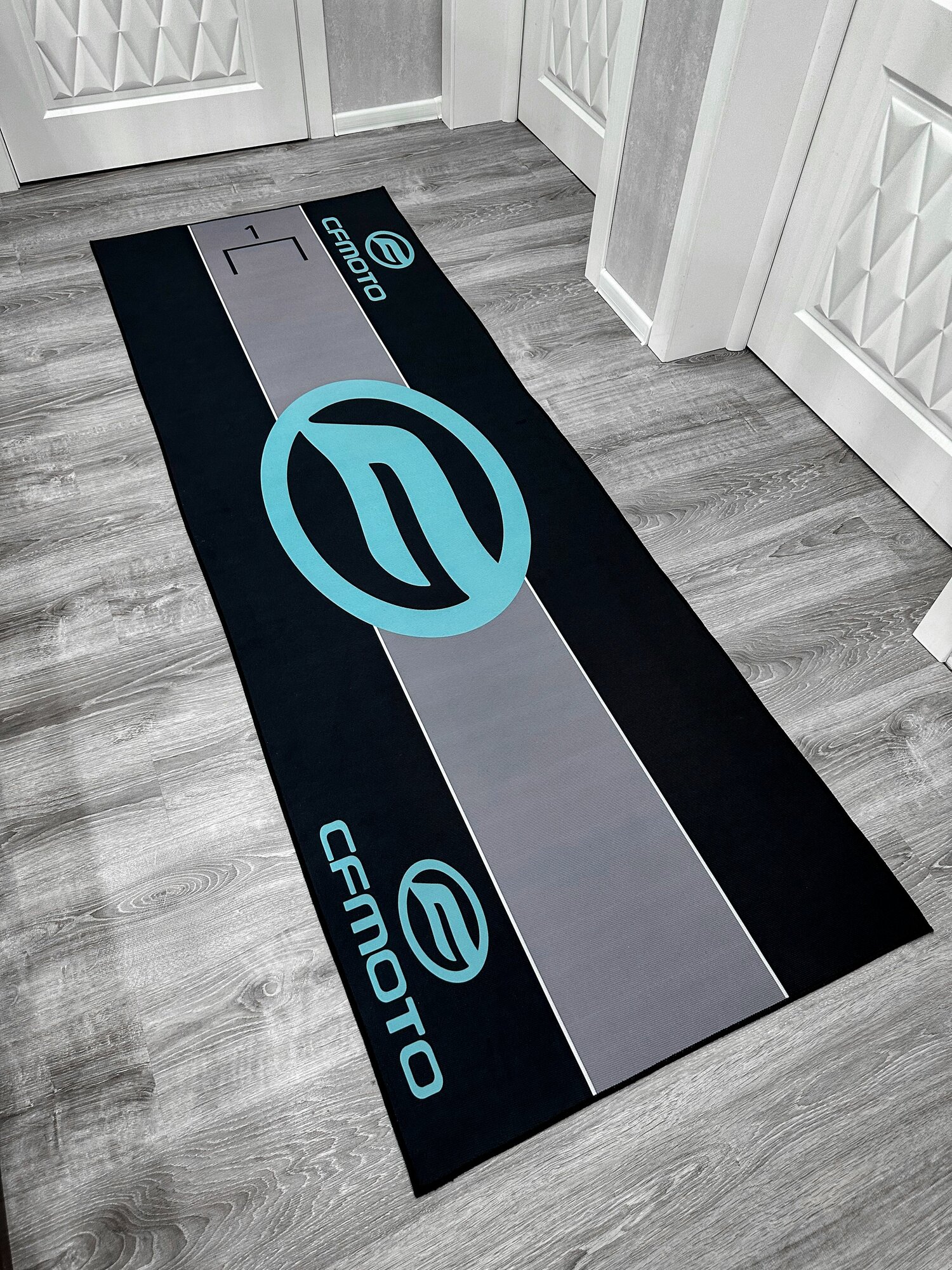 Коврик под мотоцикл CF MOTO, противоскользящий, полиэстер, 220 х 80 см