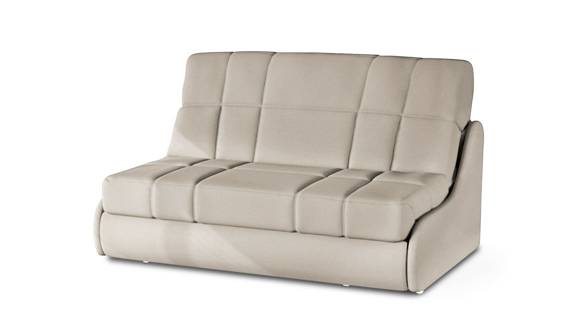 Диван Истван Лайт Velutto 16 NEW 166x105x88 см, светло-бежевый Велютто, аккордеон GOODFORM