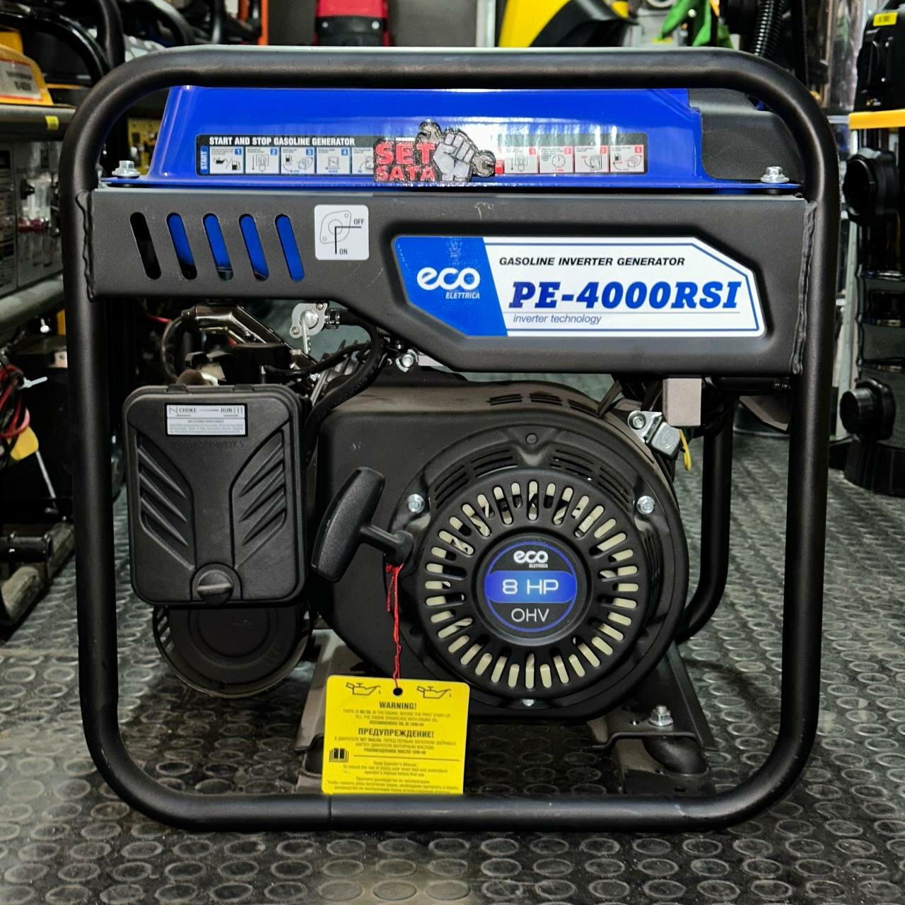 Электростанция (генератор инверторный бензиновый) ECO PE-4000RSI, 3.7 кВт, 230 В (EC1562-8)