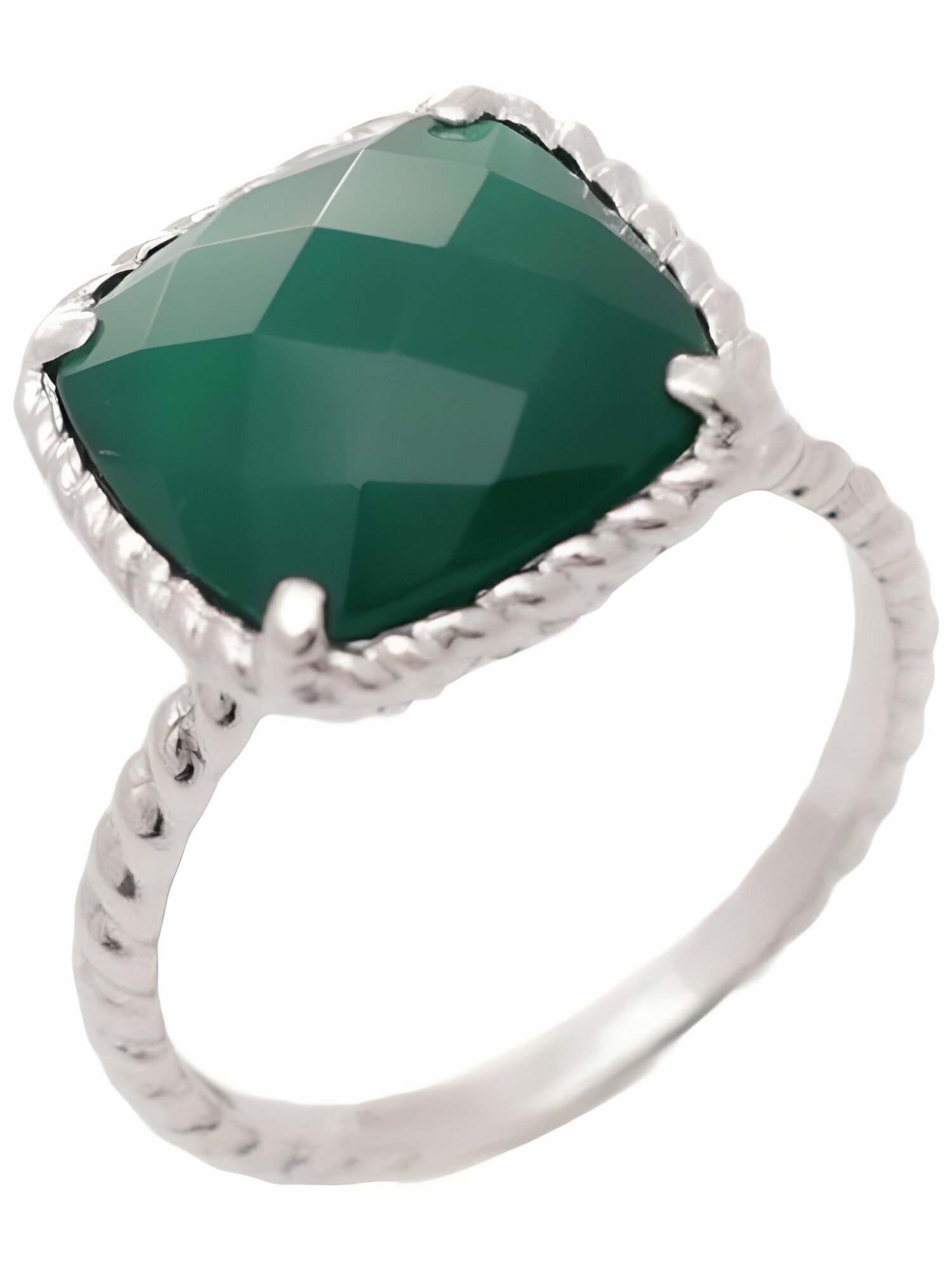 Кольцо тонкое, серебро, 925 проба, родирование