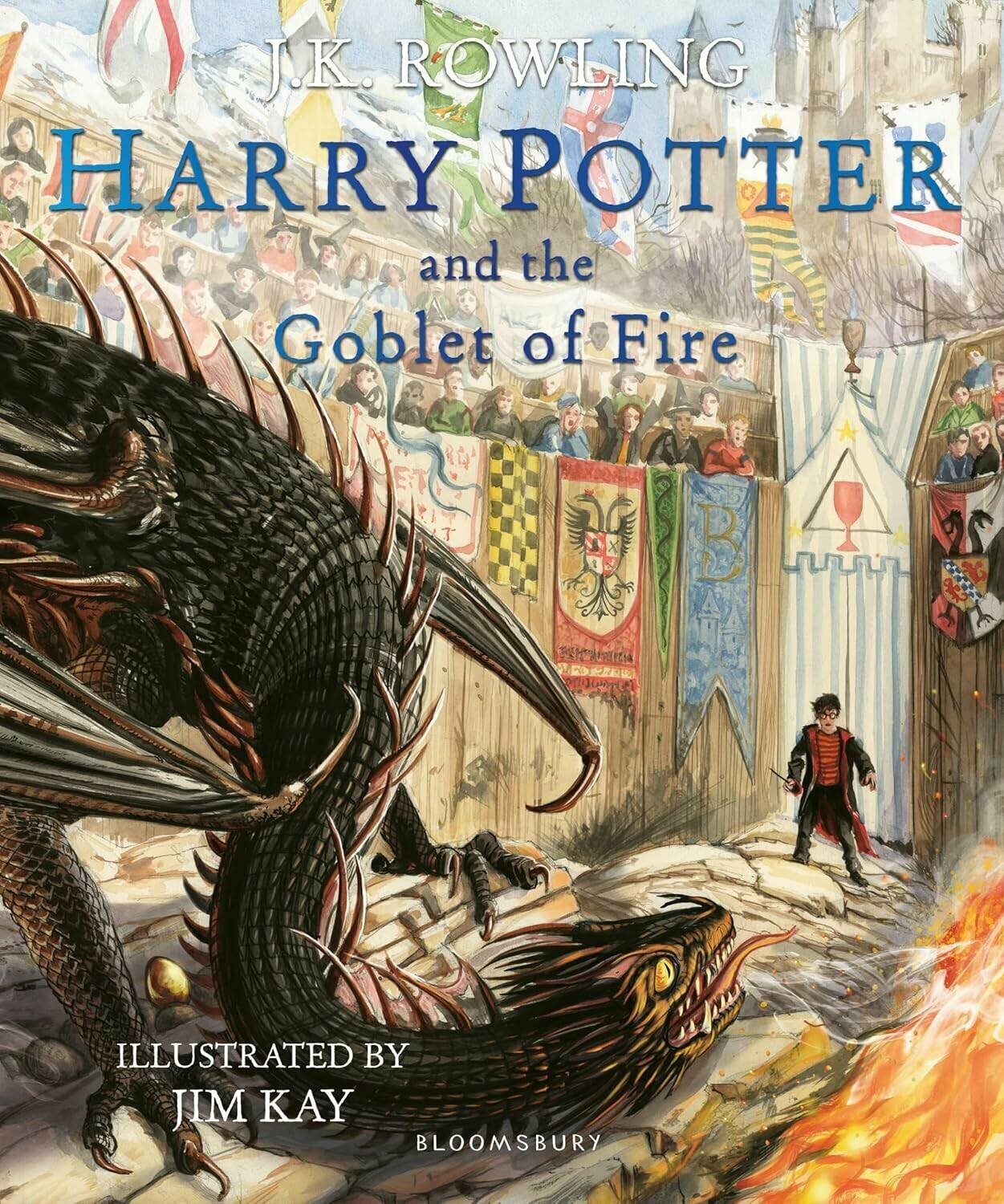 Joanne Rowling. Harry Potter and the Goblet of Fire Illustrated Edition (J.K. Rowling) Гарри Поттер и Кубок Огня Илл. издание/ Книги на английском