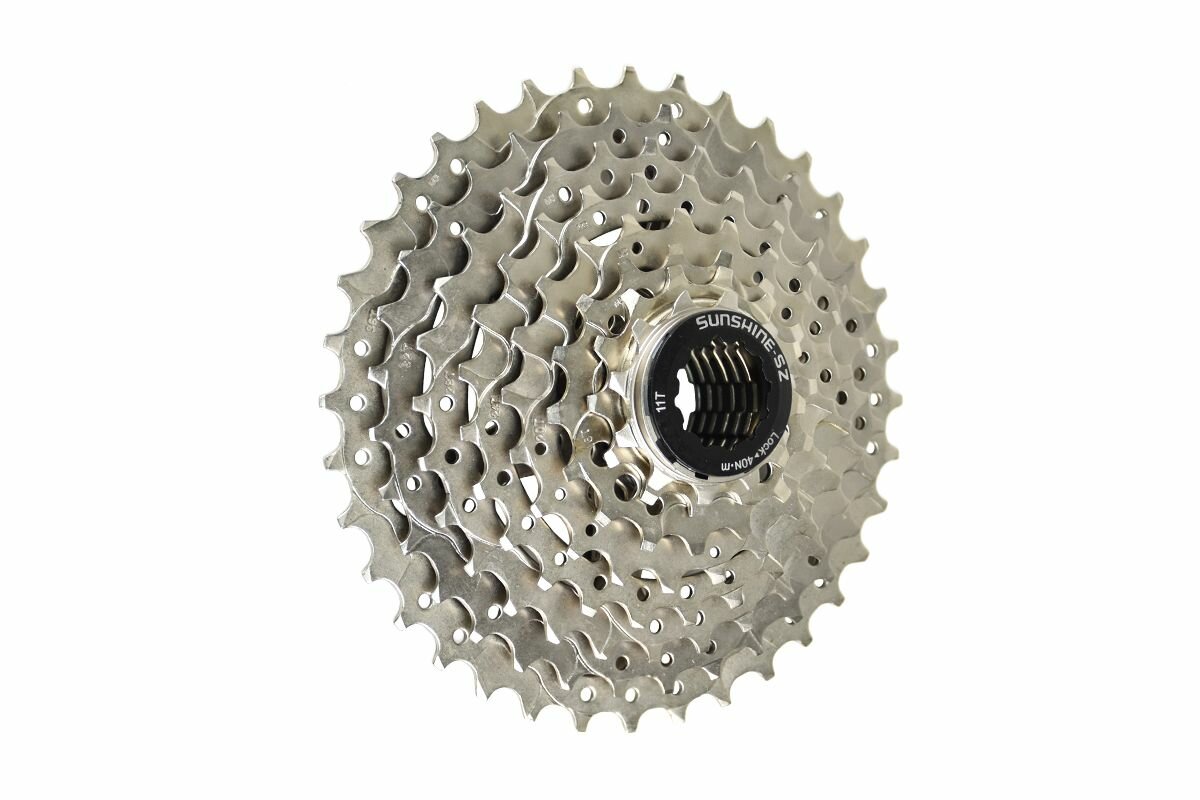 Кассета 8 скорсотей, SUNSHINE CS-HR8-36, 11-36Т, серебристая