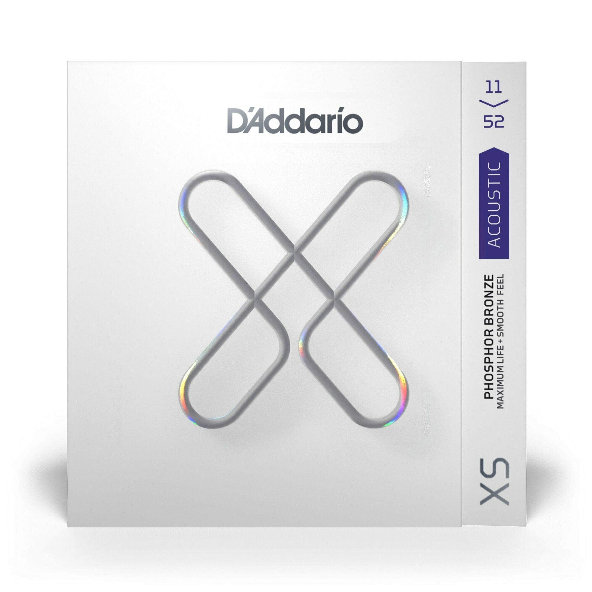 XSAPB1152 Струны для акустической гитары, фосфорная бронза (ультратонкое плёночное покрытие) 11-52 D'Addario