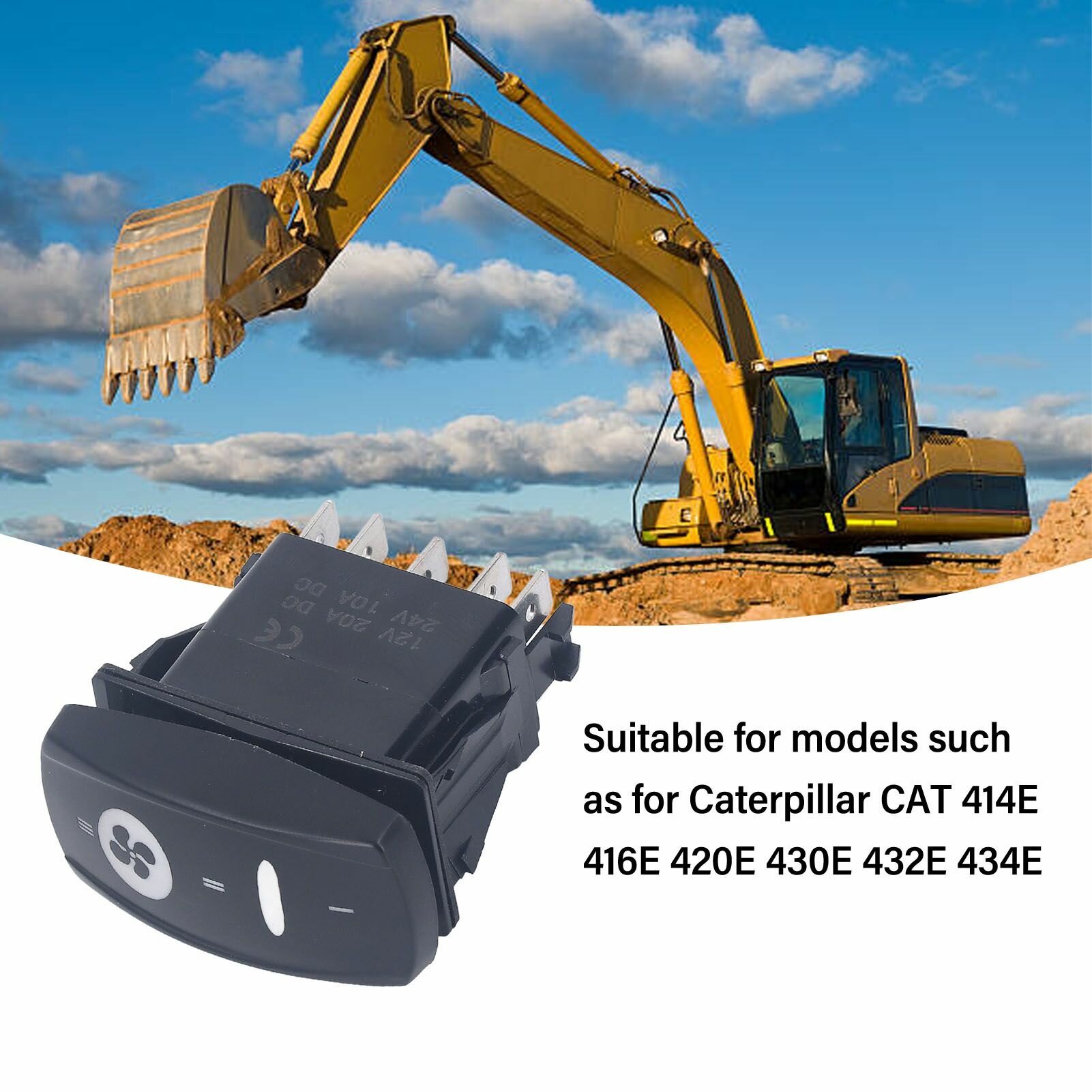 214-4695 переключатель в сборе для Caterpillar CAT 414E 416E 420E 430E 432E 434E