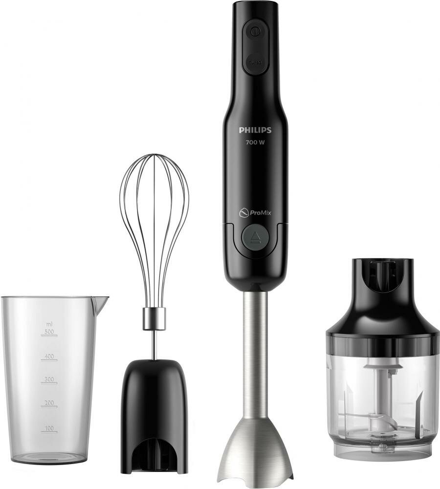 Блендер Philips HR2543/90, 700Вт, 2 скорости, черный, пластик/металл