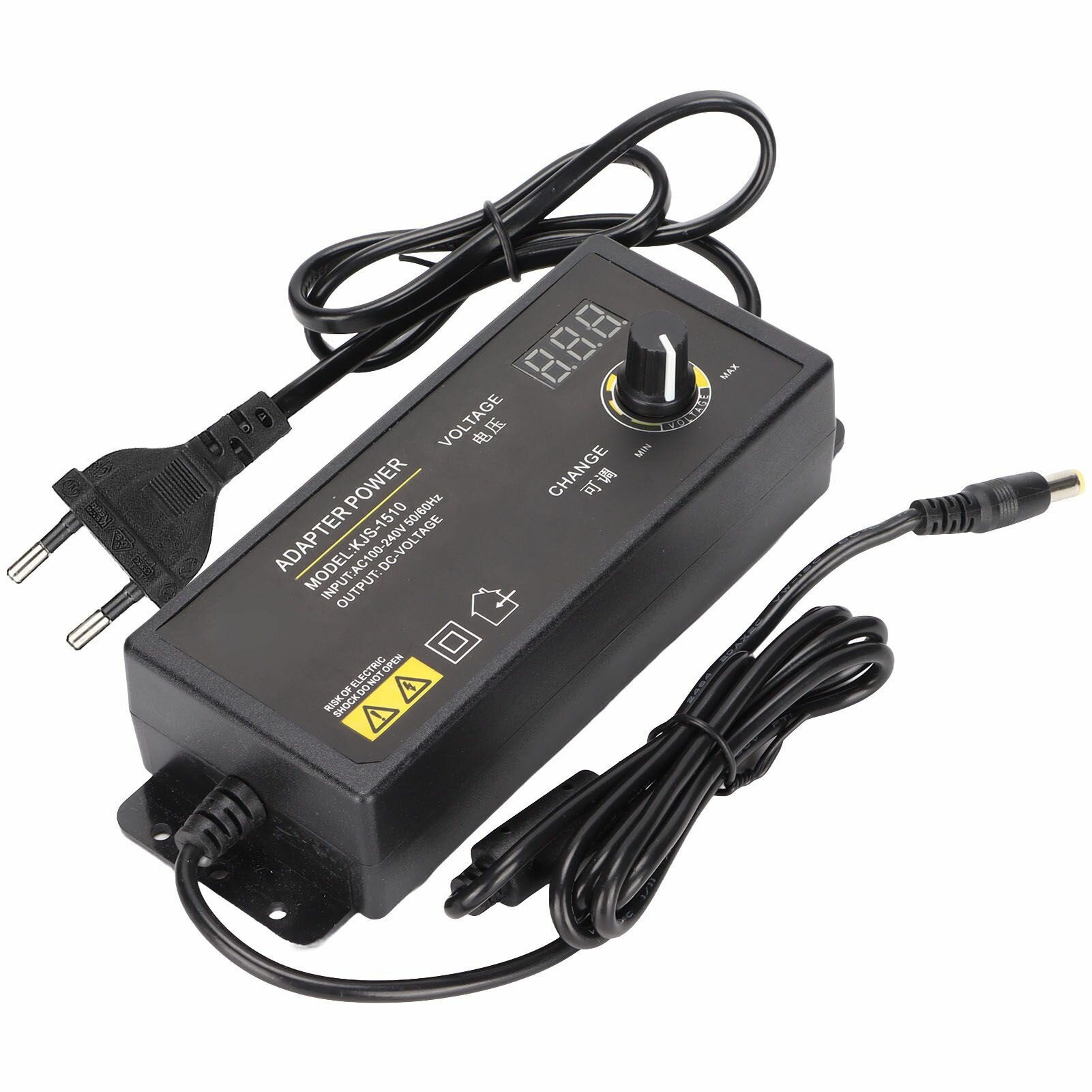 Адаптер питания с регулируемым напряжением 90 Вт 2,5 А 3 36 В, светодиодный дисплей, цифровой преобразователь с регулировкой скорости, вилка ЕС 100 240 В для электроники