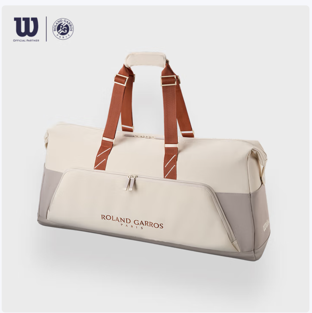 Теннисная Сумка Wilson "ROLAND GARROS 2025 LARGE DUFFEL", для 4-6 ракеток, полиэстер