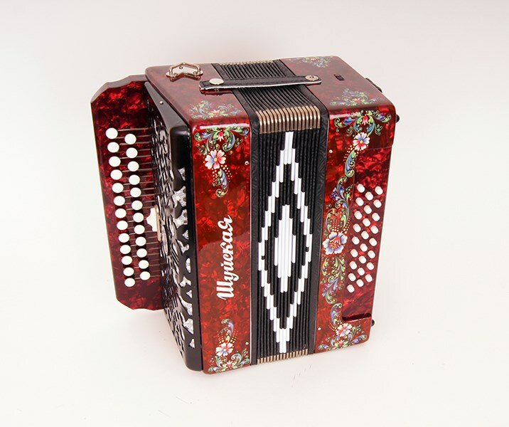 Шуйская Гармонь S32XL-A-RED Гармонь "Шуйская" 25х25-III-2, красная