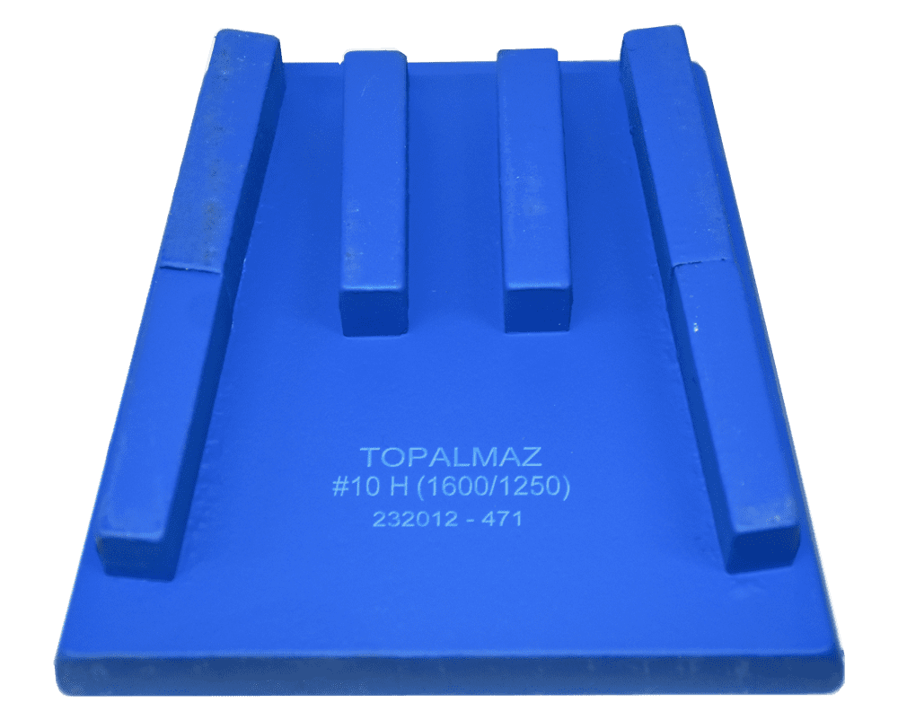 Франкфурт алмазный шлифовальный для бетона TOPALMAZ HARD #10H6 №000 (1600-1250) 10 мм. Мягкий бетон