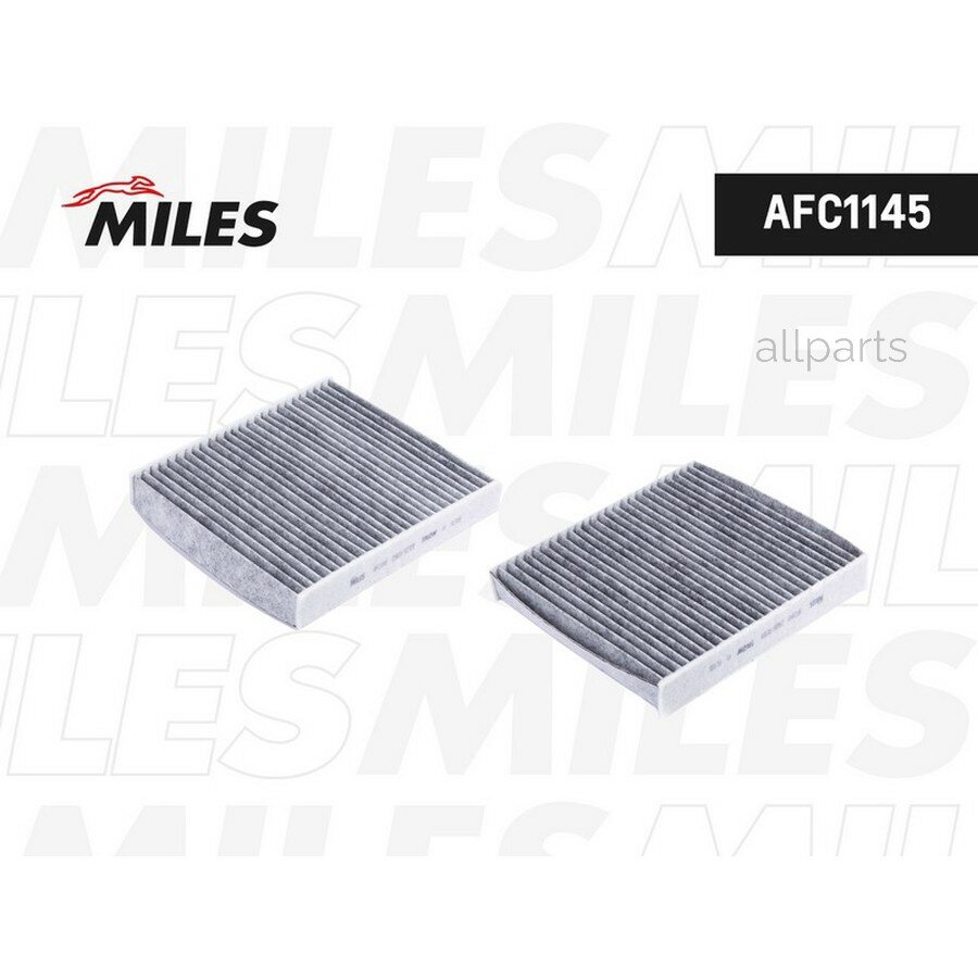 MILES AFC1145 Фильтр салона FORD FOCUS 04- угольный