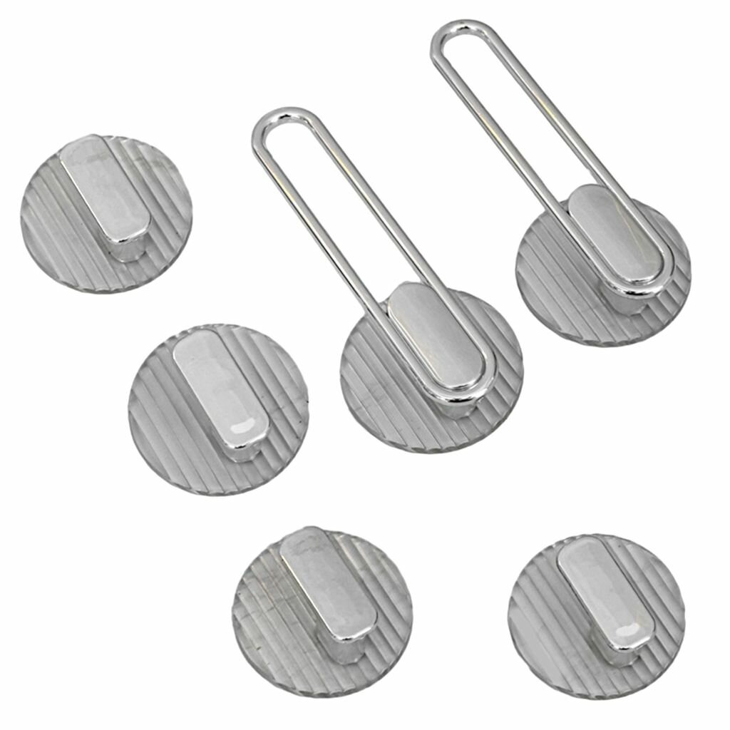 Настенный органайзер для резинок и аксессуаров для волос, 6 отделений, удобное хранение заколок и ободков, прочный акриловый держатель