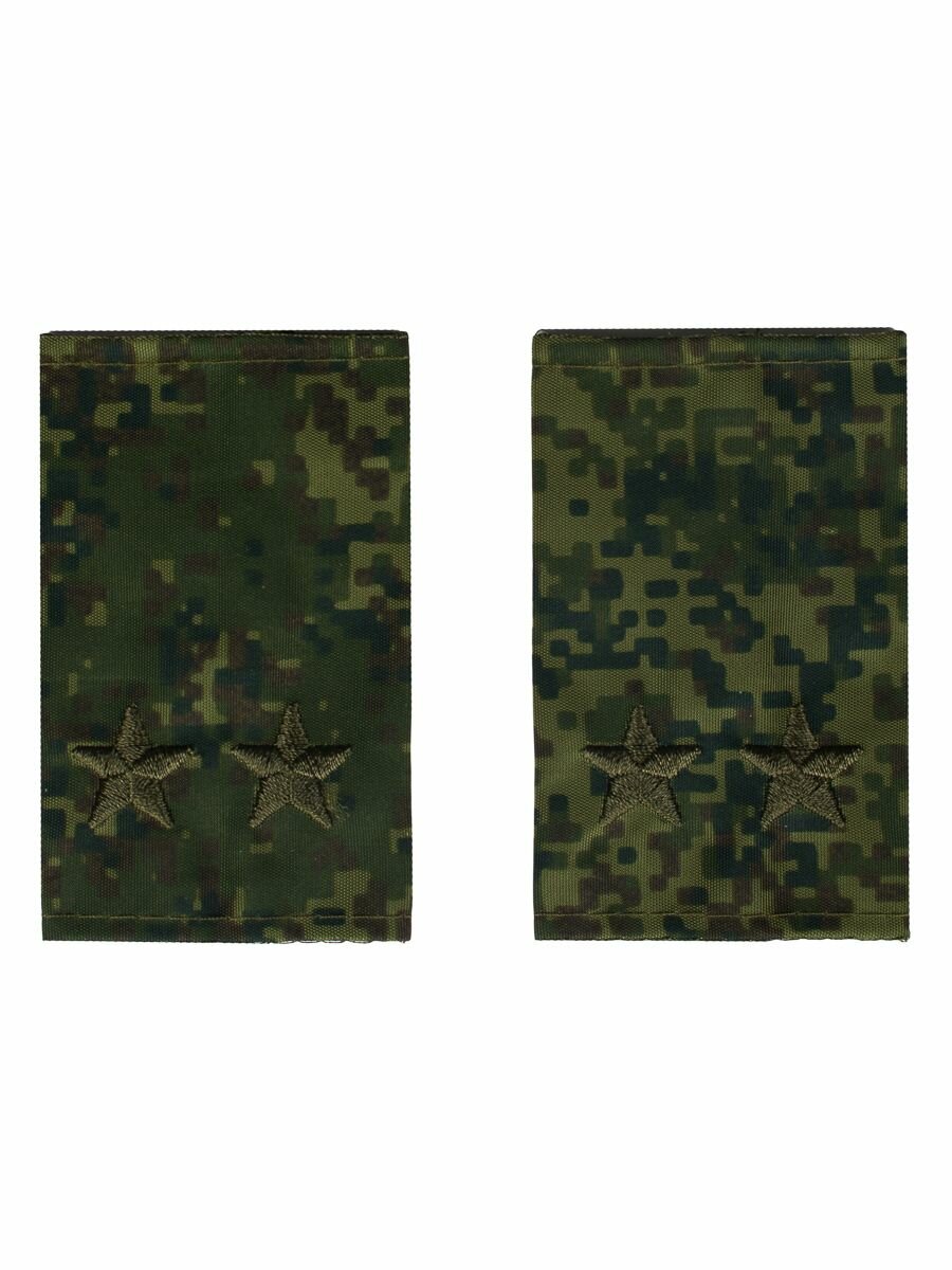 Фальш погоны цифра зеленая Подполковник на бушлат