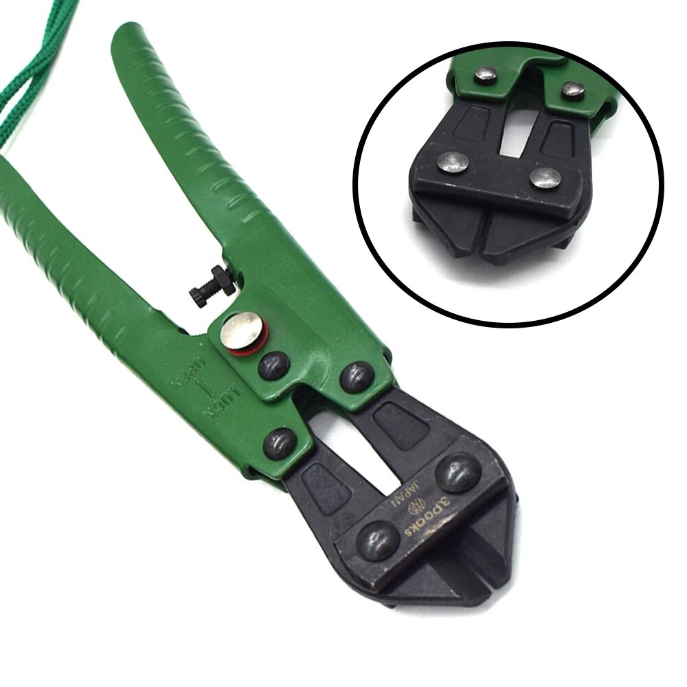 Диагональные кусачки для ювелирных изделий Темно-зеленый, Straight Nos