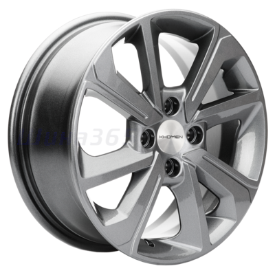 Литой колесный диск Khomen Wheels KHW1501 (Lada Granta) 6x15/4x98 ET36 D58,6 Gray