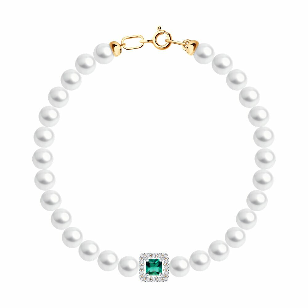 Браслет, красное золото, 585 проба