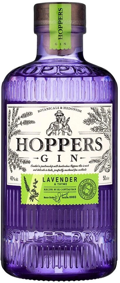 Джин "Hoppers" Lavender & Thyme, 0.5 л