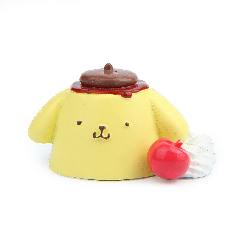 Creative resin food art with cartoon pompompurin pudding for gift exchange and decoration
