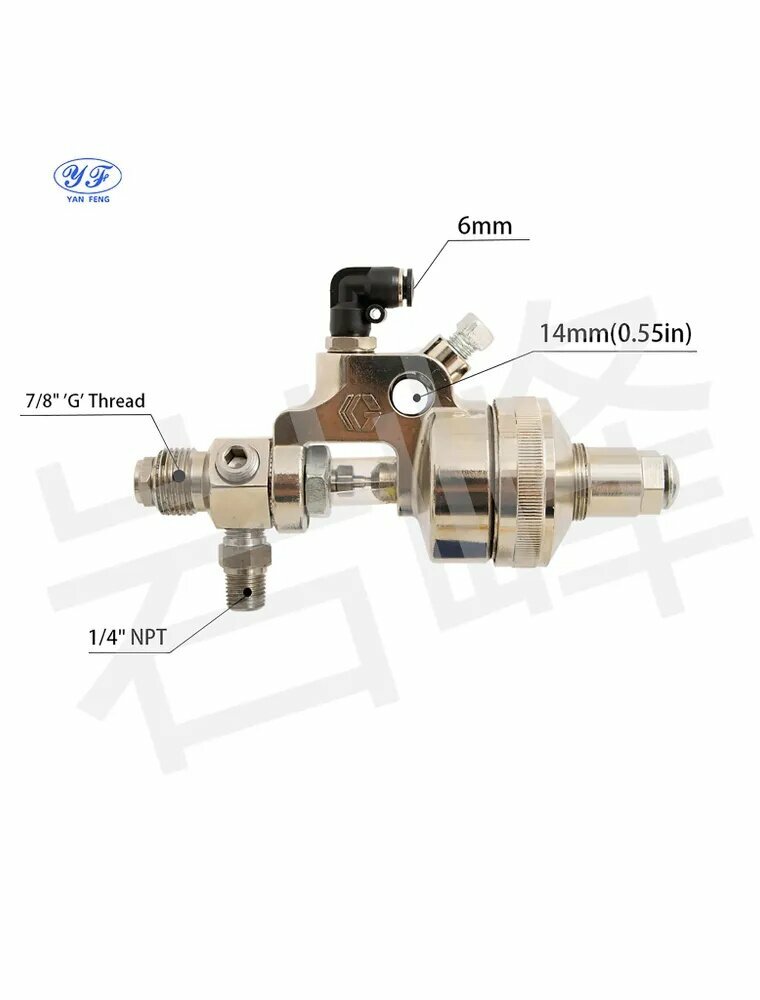 Автоматический безвоздушный распылитель для нанесения линейной разметки Graco 238377 Однократного действия