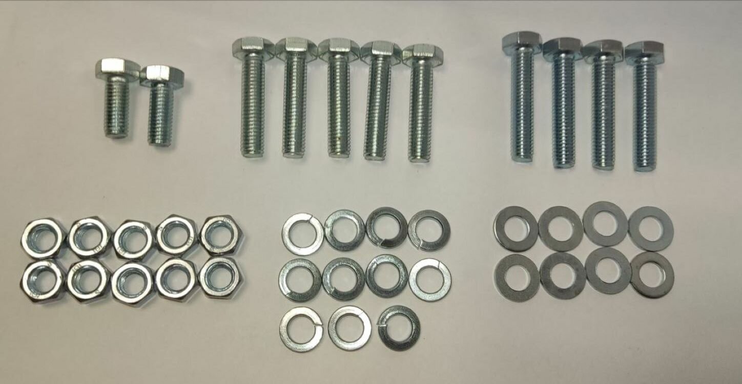 Набор крепежа для установки импортного двигателя на мотоблок Каскад Ока Forza Eco