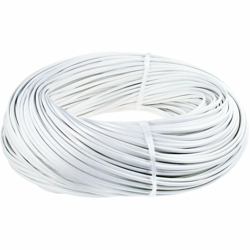 Шнур ШВВП 2х0,75, белый, бухта 100м, 2319166