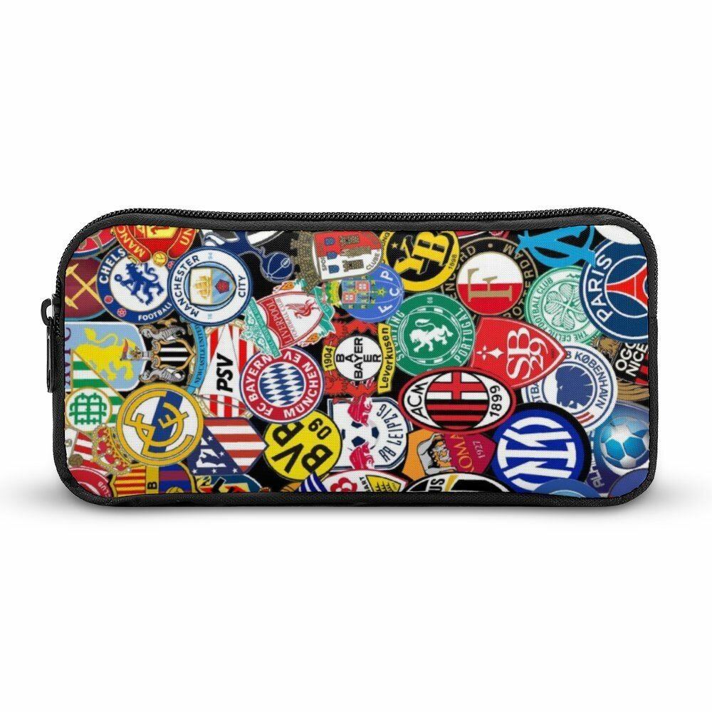 Детский специальный пенал, La Liga Real Madrid CF большой вместимости, для школы, путешествий.-1