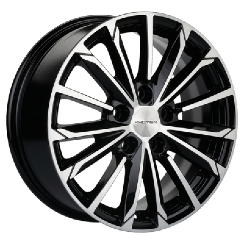 Диск колесный Khomen Wheels KHW1611 (Ceed-Cerato-i30) 6,5x16 5x114,3 Dia67.1 ET50 цвет Black-FP