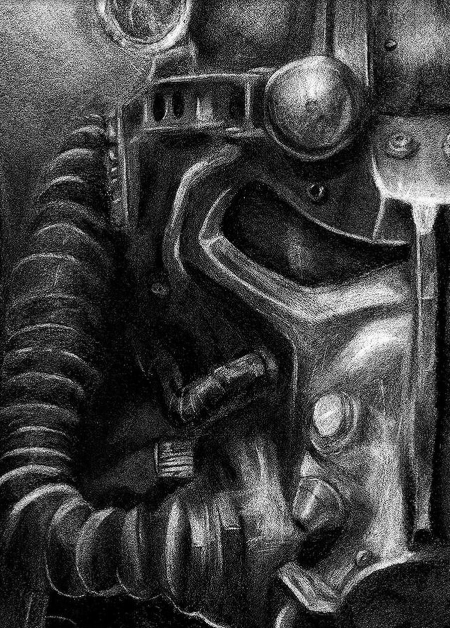 Плакат, постер Fallout на бумаге, размер 21х30см