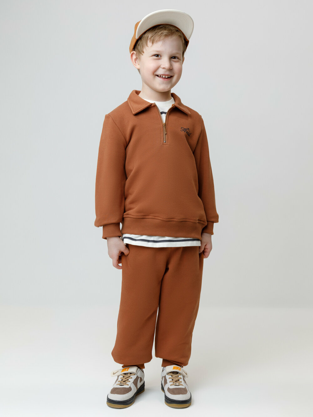 Брюки спортивные КР 400837/ореховый к620