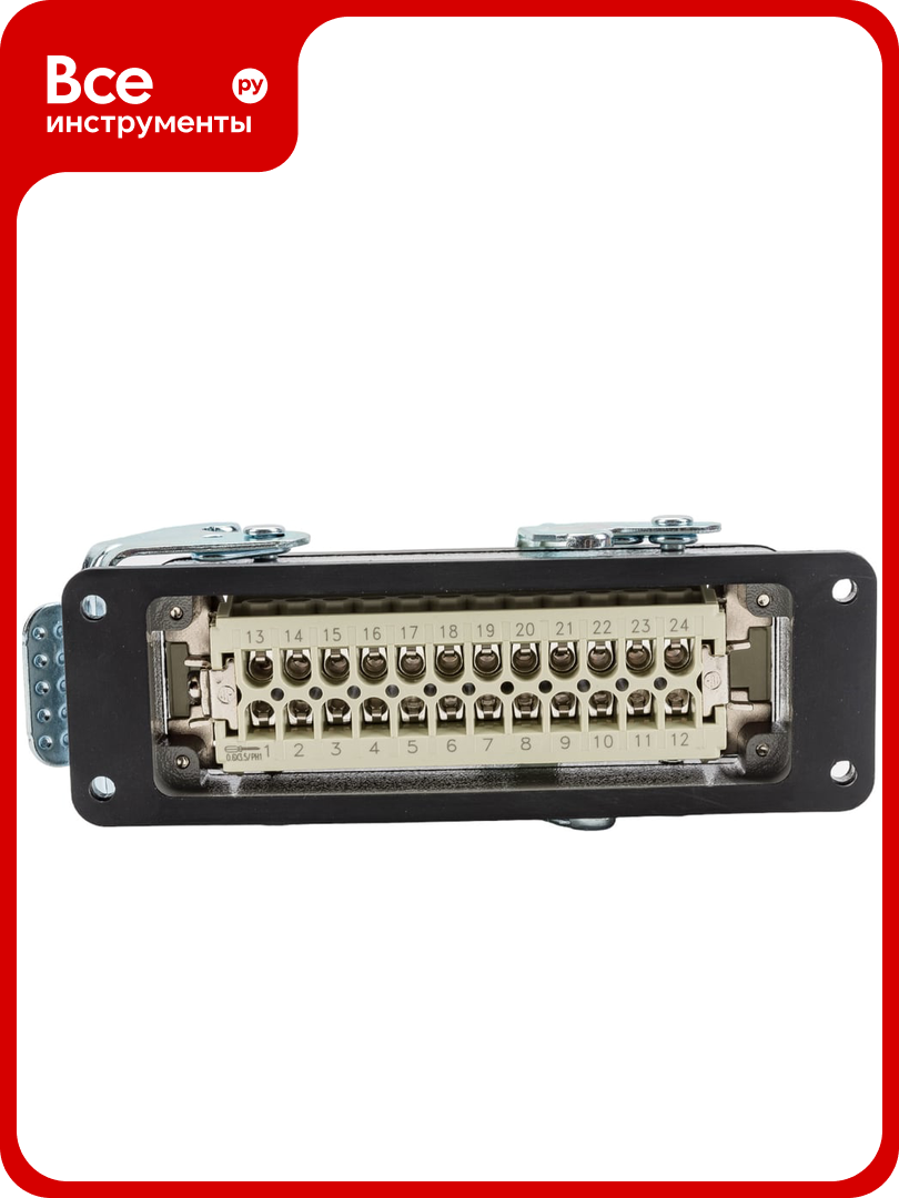 Промышленный разъем UCD H24B-TG(HE-024) розетка 10010121