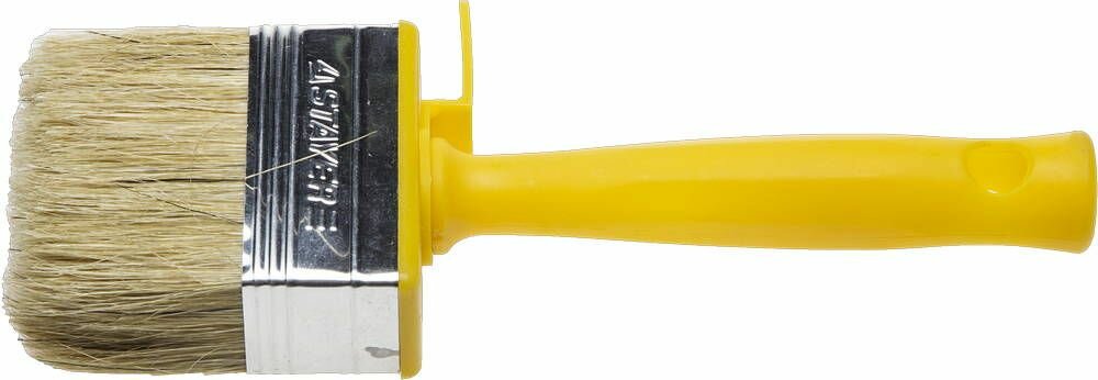 Макловица STAYERAYER MINI, 3x7 см, светлая натуральная щетина, пластмассовый корпус, все виды ЛКМ, Professional 0182-07