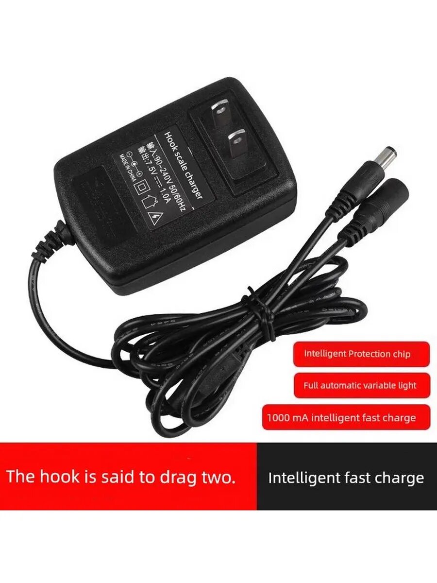 Зарядное устройство для весов (для крючковых весов, 2 в 1)