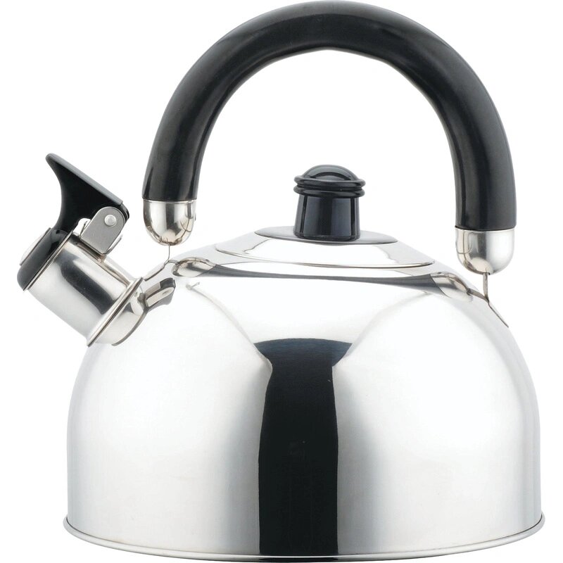 Чайник нержавеющий 2,5л со свистком TM Appetite