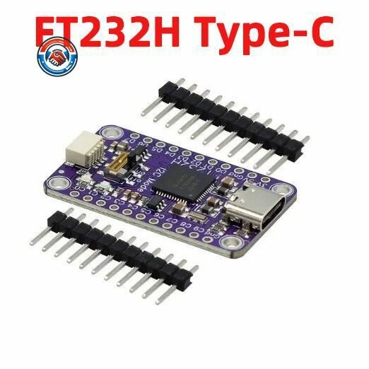 Модуль CJMCU-FT232H USB 2.0 Hi-Speed адаптер UART JTAG SPI I2C FIFO для быстрой отладки и прошивки микроконтроллеров, универсальный мост USB в последовательные и параллельные интерфейсы