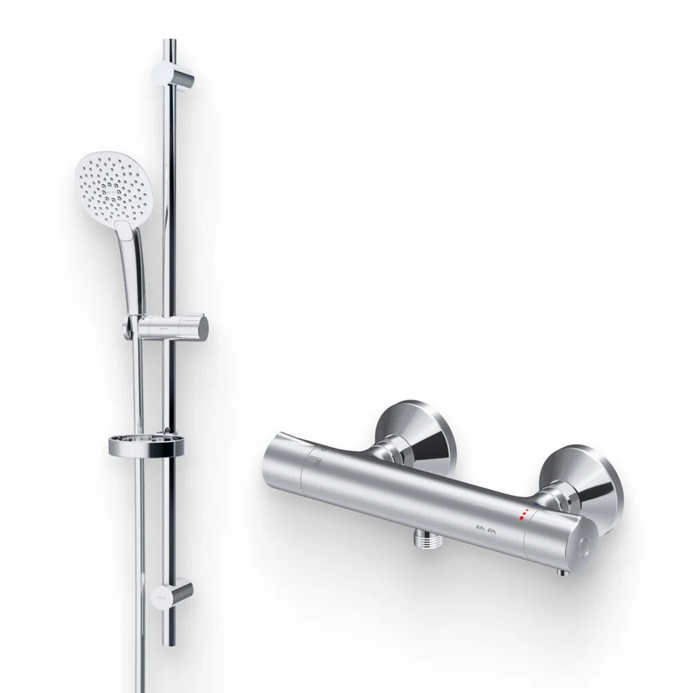 Душевой комплект Термостат AM.PM Like F8040000 для душа / Гарнитур Spirit V2.0 F0170A000