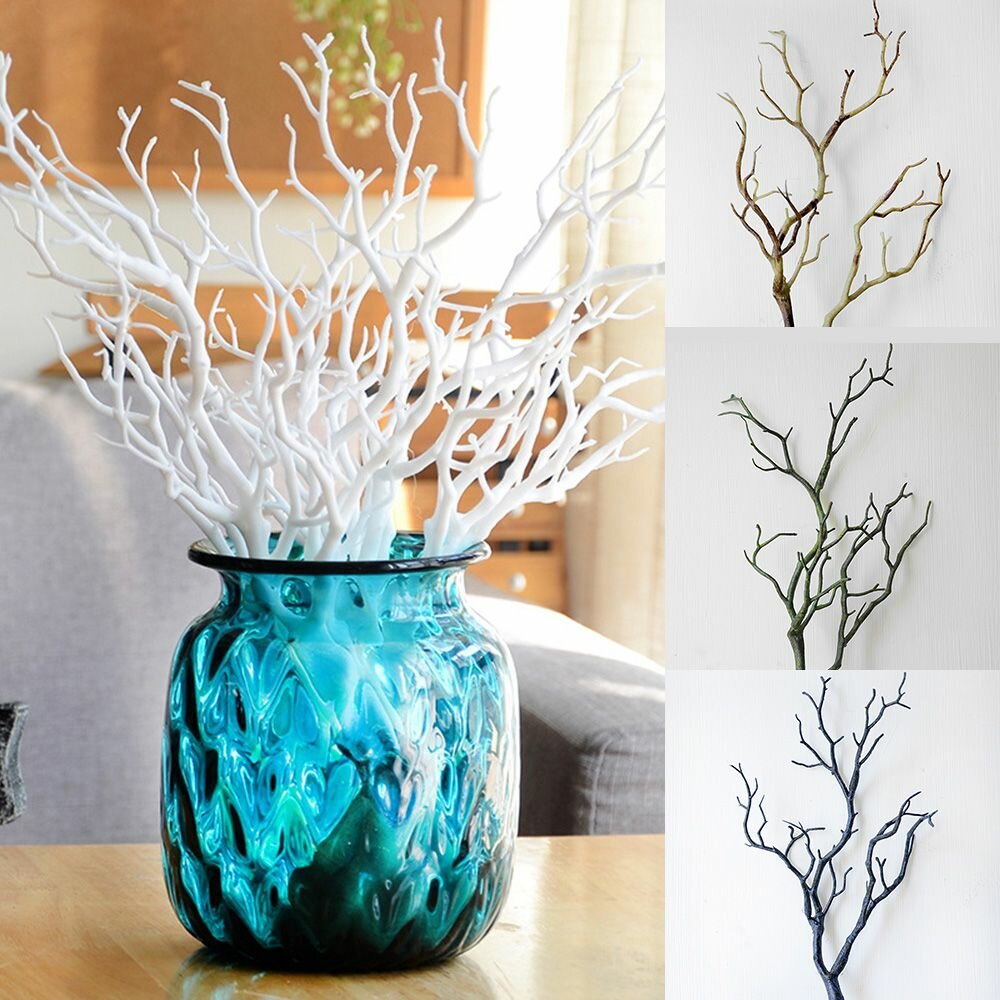 Пластмассовый цветок Темной ведьмы, большая раздвоенная ветвь