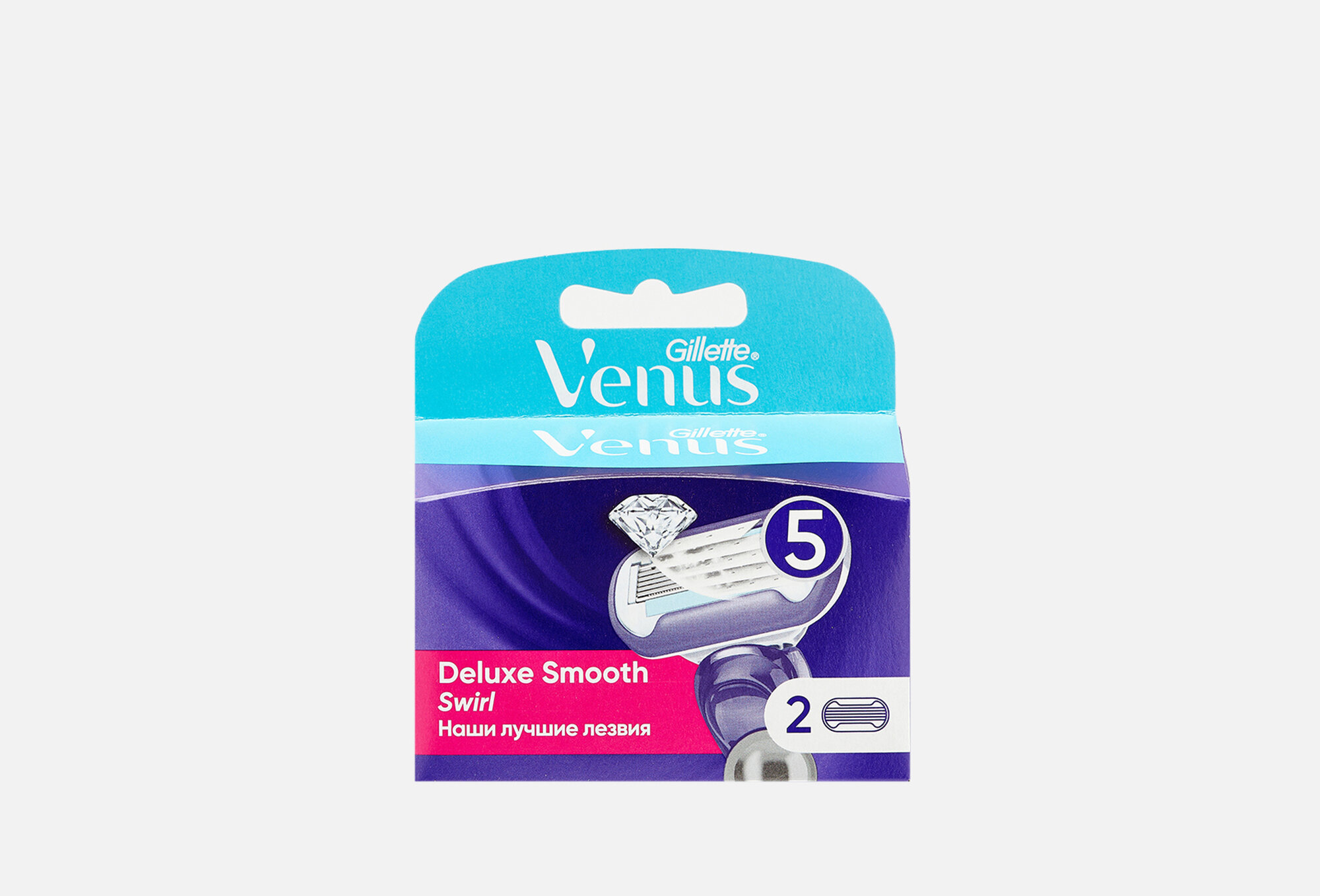 Сменные кассеты для бритья 2 шт GILLETTE VENUS Swirl