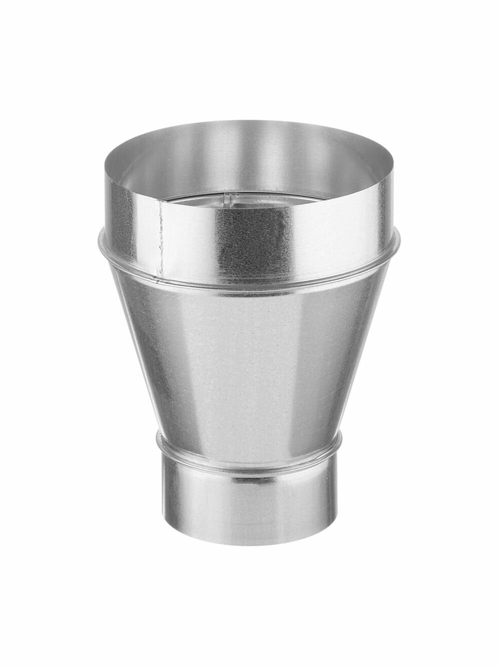 Переход с круглых воздуховодов d160 мм на круглые d100 мм оцинкованный