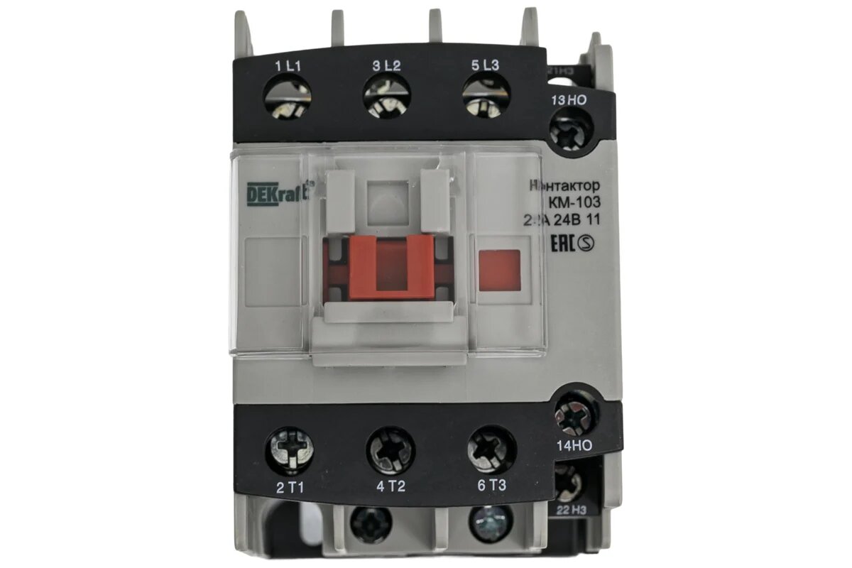 Dekraft Контактор KM103-025A-024B-11 AC3 22115DEK - промышленный коммутационный прибор