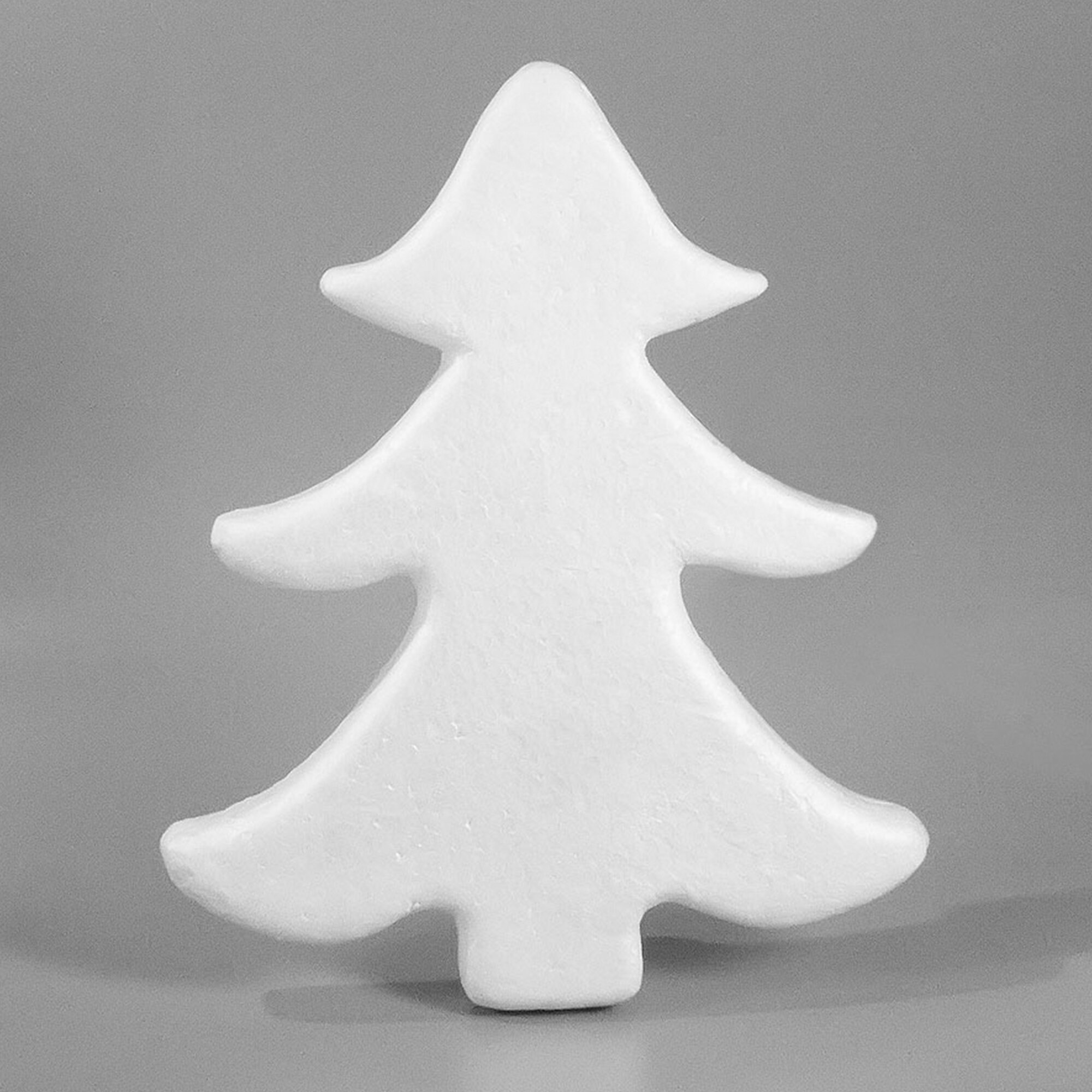 Пенопластовая заготовка Елка 28х34,5 см / Фигура пенопласт для декорирования 1 шт. / Заготовка новогодняя для декора