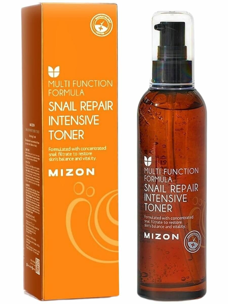 MIZON Тонер для лица с муцином улитки восстанавливающий Snail Repair Intensive Toner 100мл