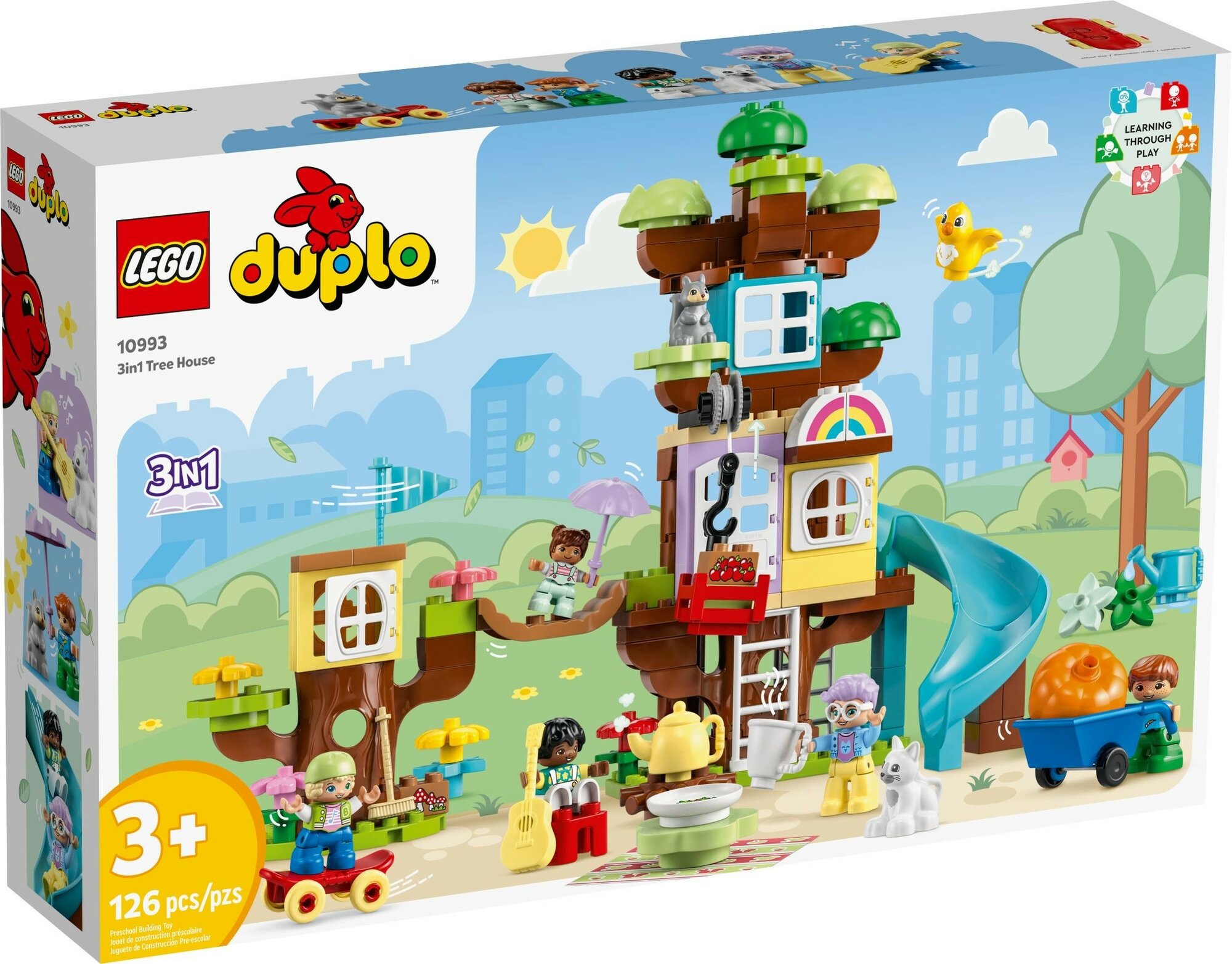 Конструктор LEGO DUPLO 10993 Дом на дереве 3 в 1, 126 деталей