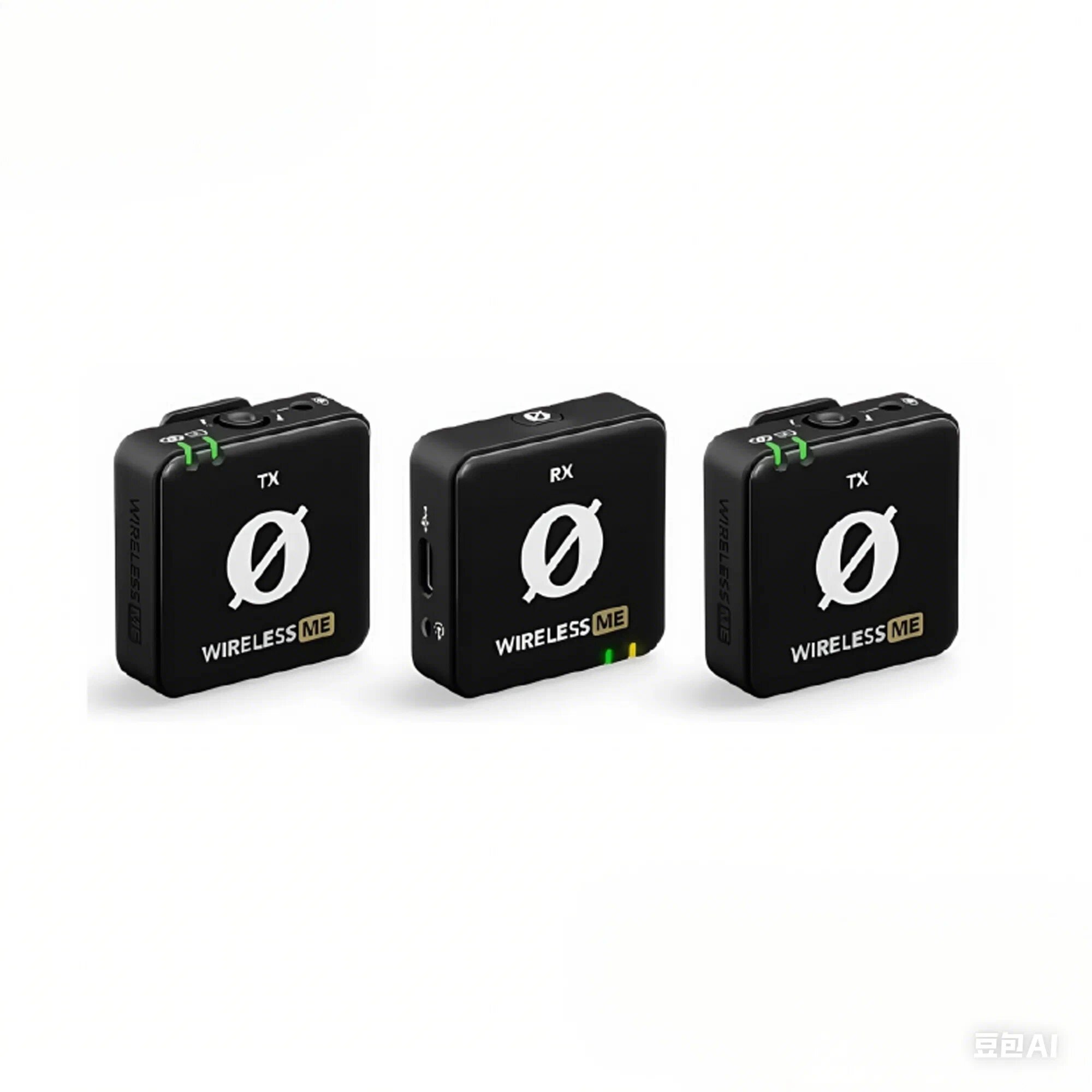 Беспроводной микрофон RODE Wireless ME 2TX + RX，USB-C + Lightning，черный