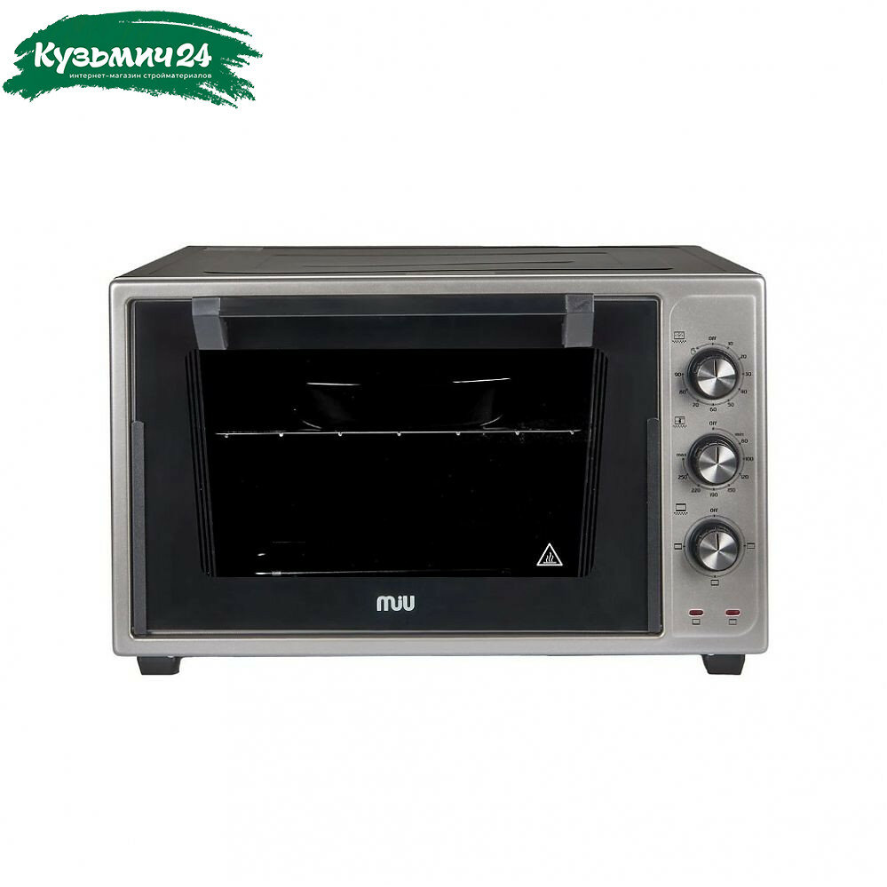 Мини-печь MIU 3604 E УТ-00002079, цвет cеро-черный, объем 36 л, 1.4 кВт